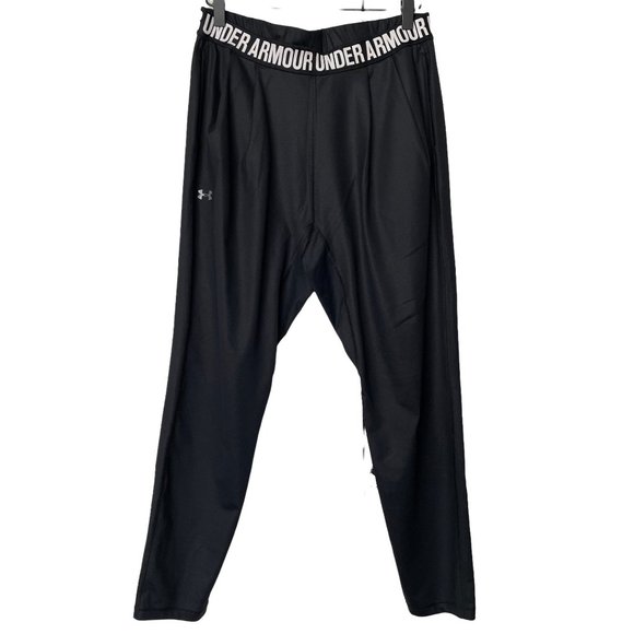 Under Armour | Pants & Jumpsuits | Under Armour Womens Black Athletic ...